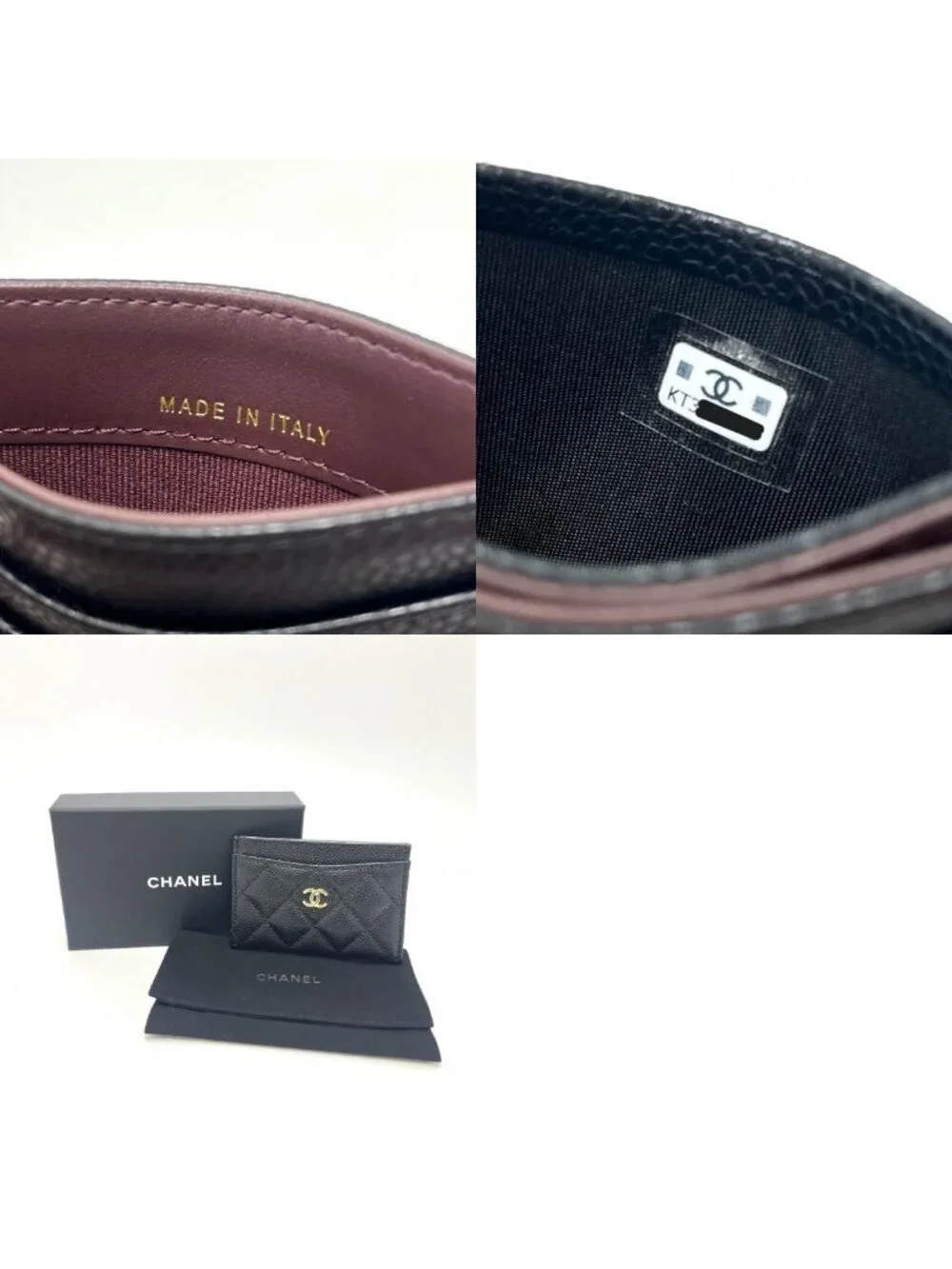 CHANEL | Bags | Sold Chanel Card Case Cc Logo Classic Caviar Leather ...